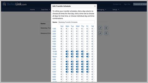 Transfer Schedule For Incoming Calls BellesLink