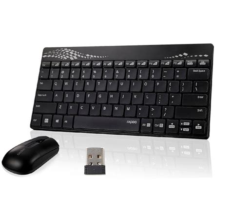 Buy Rapoo 2 4ghz Black Mini Slim Wireless Keyboard