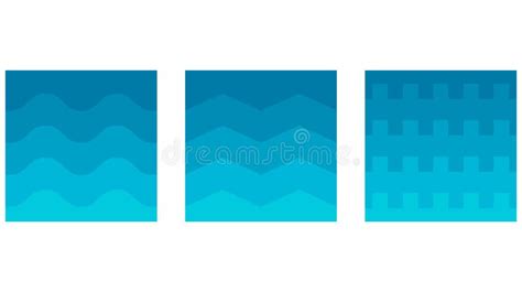Set Of Wave Abstract Background Curve Layout Cover Art Graphic Pattern Vector Illustration