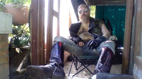 Biker Smoking Video 3
