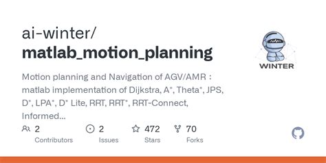 Issues Ai Winter Matlab Motion Planning GitHub
