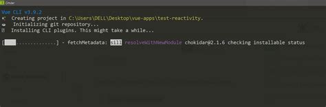 Nodejs Cant Create A Vue Project With Vuecli Stack Overflow