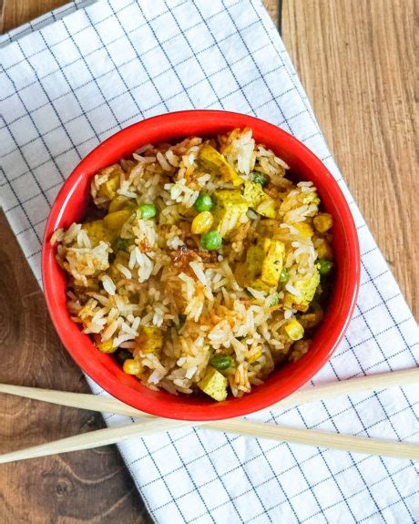 Air Fryer Fried Rice The Edgy Veg