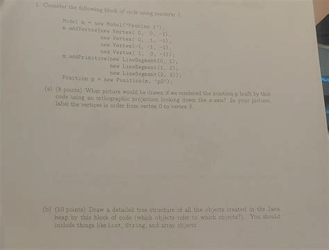 Solved Consider The Following Block Of Code Using Chegg