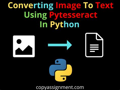Ocr Using Pytesseract Library In Python 20 Lines