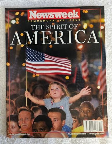 911 The Spirit Of America Newsweek Magazine Special Issue Fall 2001