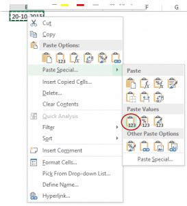 How To Convert Formulas To Values In Excel