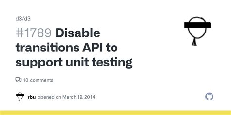 Disable Transitions Api To Support Unit Testing · Issue 1789 · D3d3