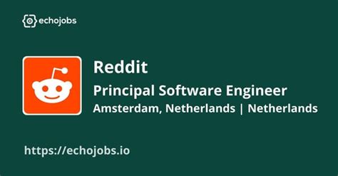 Reddit Is Hiring Principal Software Engineer Transport Amsterdam Netherlands Netherlands