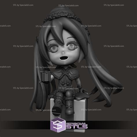 Hatsune Miku Chibi Stl Files 3d Printable Specialstl