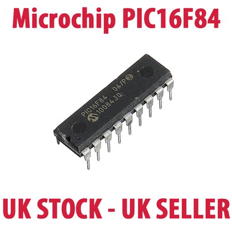 Pic16f84 04p 18 Pin Enhanced Flasheeprom 8 Bit Microcontroller Ic Uk
