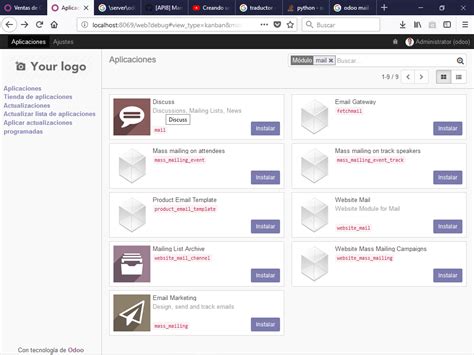 python odoo 11 error when installing module subtype id stack overflow