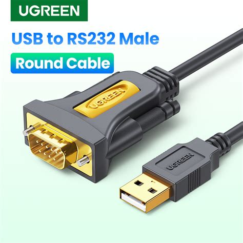 Ugreen 1m Usb To Db9 Rs 232 Com Port Serial Pda 9 Db9 Pin Cable Adapter Prolific Pl2303 For