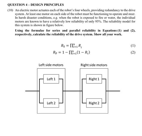 Solved QUESTION DESIGN PRINCIPLES An Electric Motor Chegg