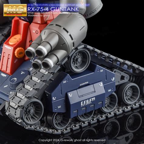 G Rework Mg Guntank Gundam Extra Your Best Gunpla Supplier
