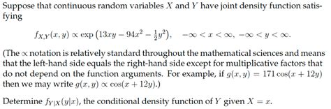 Solved Suppose That Continuous Random Variables X And Y Have Chegg Com