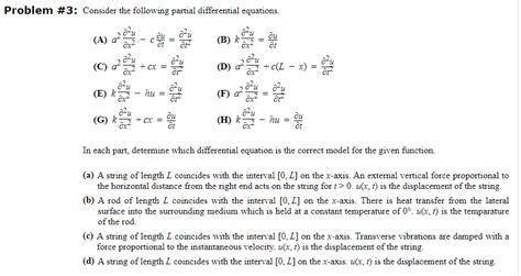 Solved Problem Consider The Following Partial Chegg