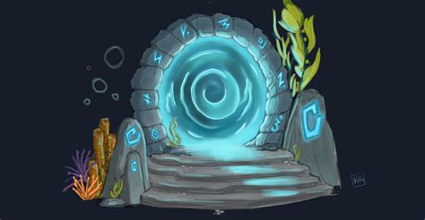 Artstation Challenge Beneath The Waves Prop Art WIP Polycount