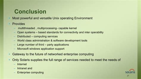 solaris operating system oracle pptx