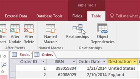 Creating A New Database And The Process Of Adding Table Using Access 2016