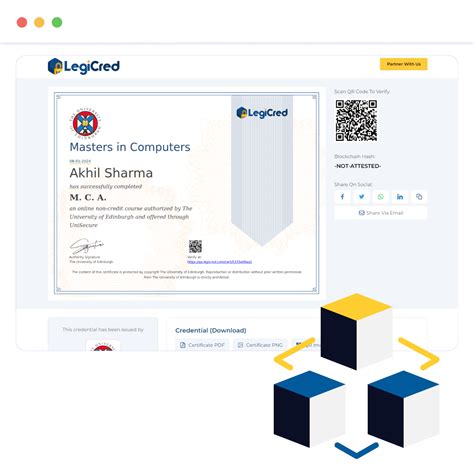Legicred Blockchain Educational Credentialing Platform