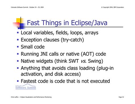 eclipse visualization and performance monitoring ppt