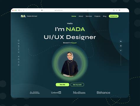 Personal Website Web UI Design On Behance