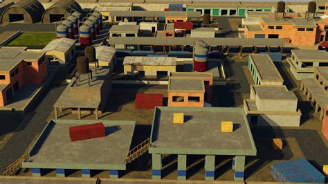 modular fps game environment and assets 3d model by sathak