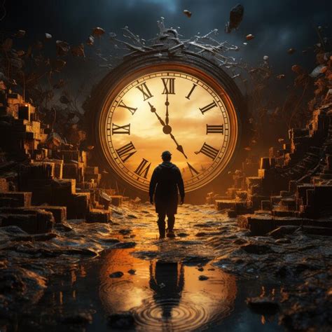 Premium Ai Image The Time Is Running Out