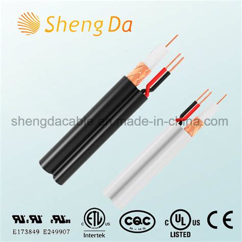 Rg59 Siamese Cable For Cctv System Communications System And Signal