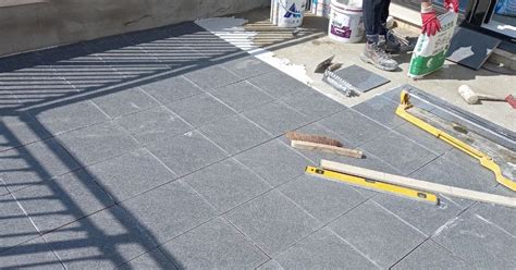 테라스and베란다 바닥 시공 타일라인 숨고 숨은고수