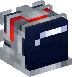 Astronaut Helmet Red — 73060 — Minecraft Head