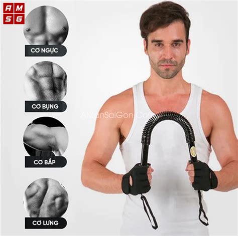 GẬy LÒ Xo TẬp CƠ Tay 50kg A Mẫn Sài Gòn