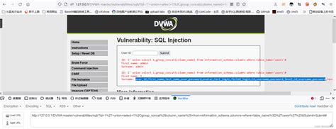 Dvwa之sql注入dvwa Sql注入 Csdn博客