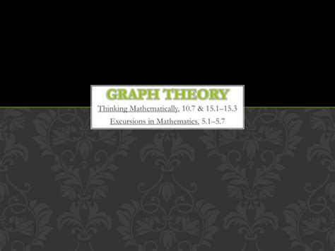 Ppt Graph Theory Powerpoint Presentation Free Download Id6913100
