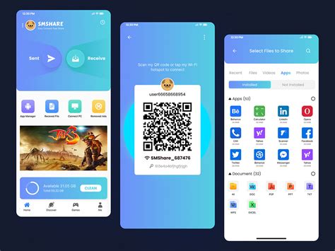 File Transfer App On Behance