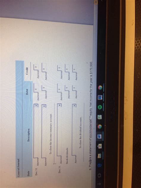 Solved Styles Stockholders Equity Transactions And