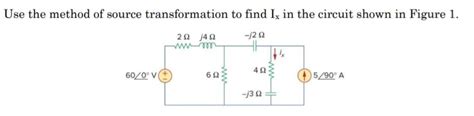Solved Use The Method Of Source Transformation To Find I In Chegg