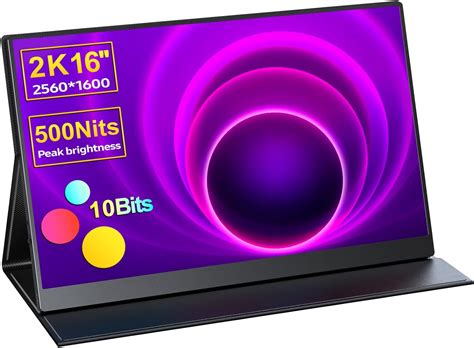 Buy K Portable Monitor Upgraded Nits Brightness Bits Colors Matte IPS HDR Eye Care
