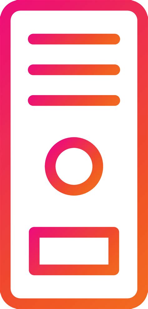 Computer Case Vector Icon Design Illustration 9977437 Vector Art At