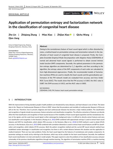 application of permutation entropy and factorization network in the