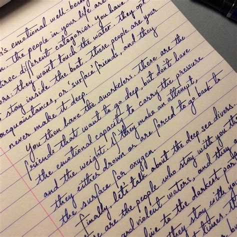 Schizophrenia Handwriting Examples