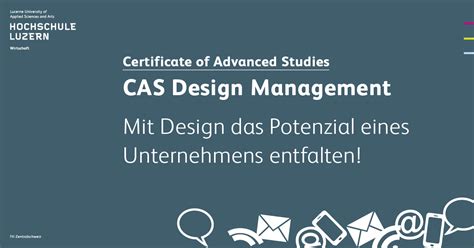 Cas Design Management Lucerne University Of Applied Sciences And Arts
