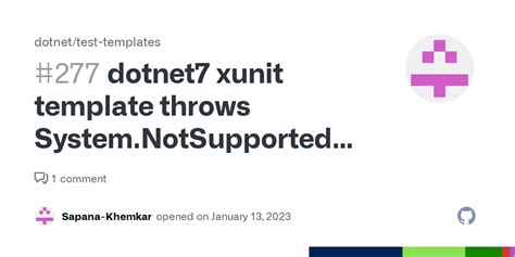 dotnet7 xunit template throws system notsupportedexception on ppc64le