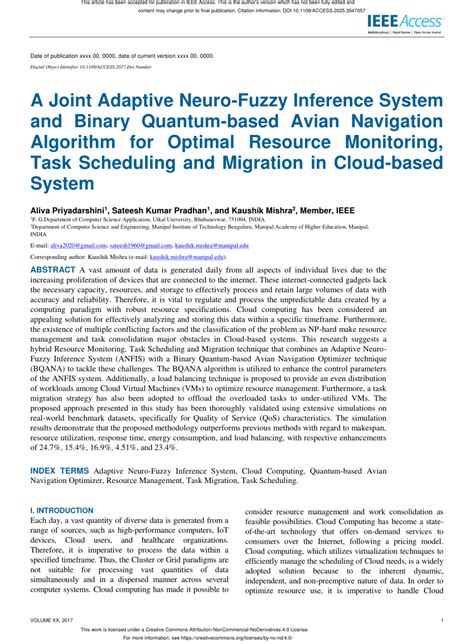 Pdf A Joint Adaptive Neuro Fuzzy Inference System And Binary Quantum