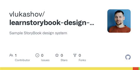 github vlukashov learnstorybook design system sample storybook