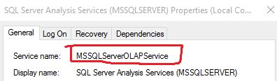 Server How To Check If SSAS Service Is Responding Stack Overflow