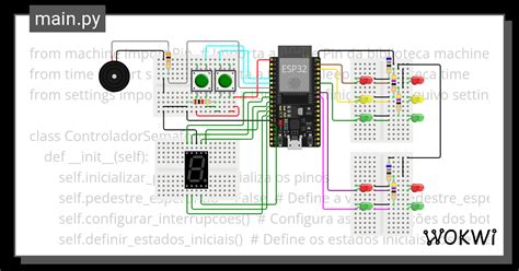 Semáforo Ava Wokwi Esp32 Stm32 Arduino Simulator