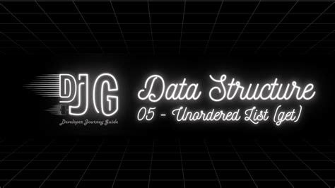 Data Structure Unordered List Get Methods 05 Youtube