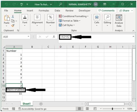 excel 当单元格公式结果发生变化时自动运行一个宏 极客教程
